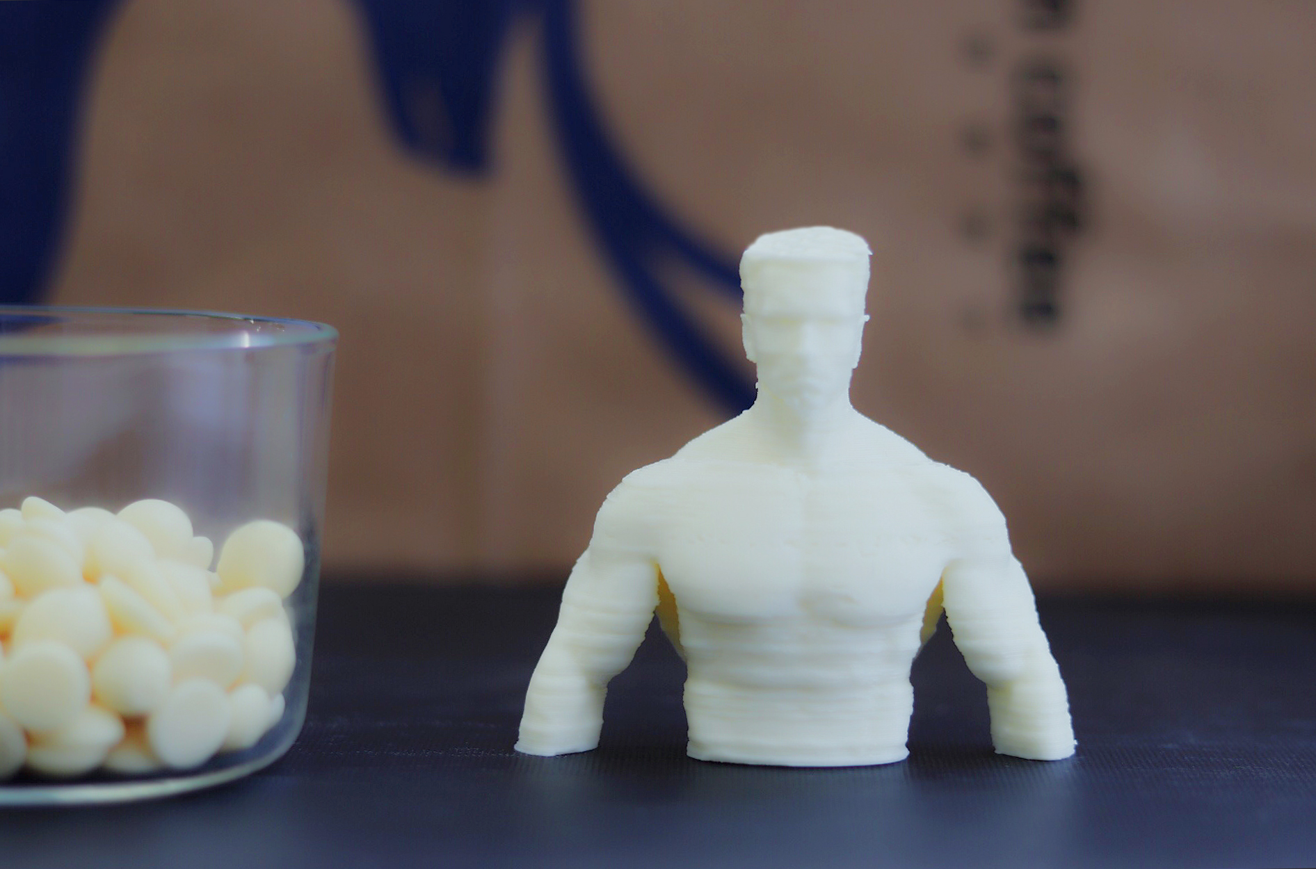 Muscle Man - 3D Printing Model - WiibooxSweetin Food 3D Printer
